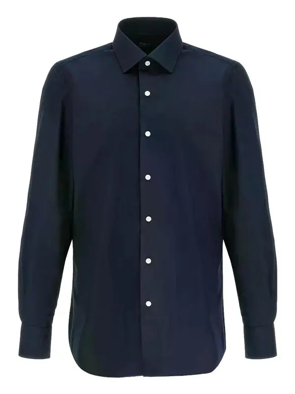 FINAMORE 1925 Buttoned Shirt - Blue