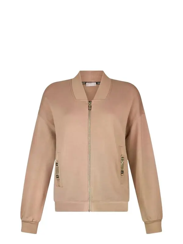Liu Jo Zip-fastening Sweatshirt - Neutrals