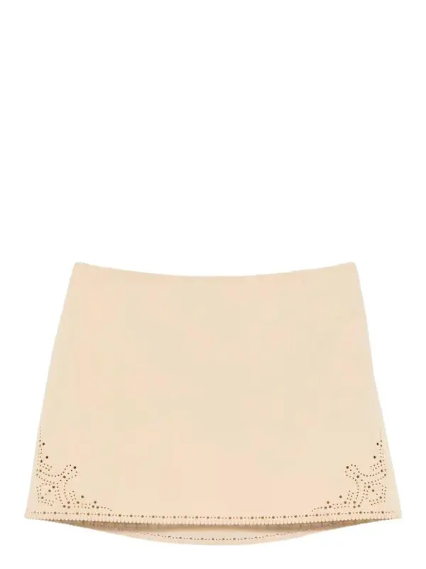 Ermanno Scervino A-line Mini Skirt - Neutrals