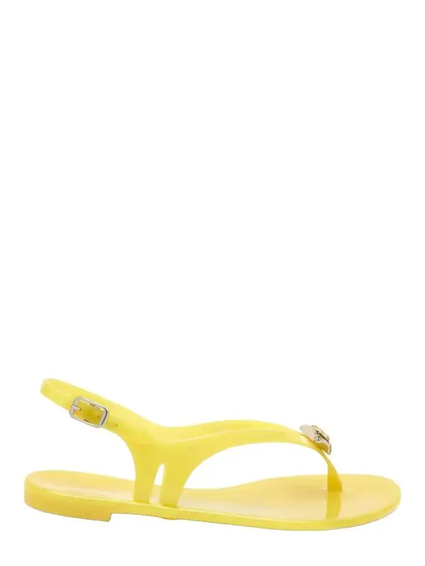 Casadei Jelly Slingback Sandals - Yellow