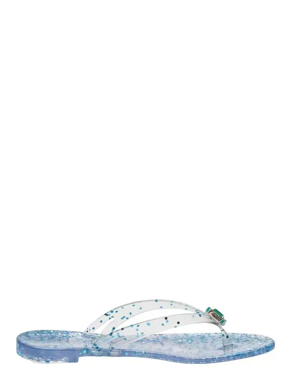 Casadei Jelly Flip Flops - White