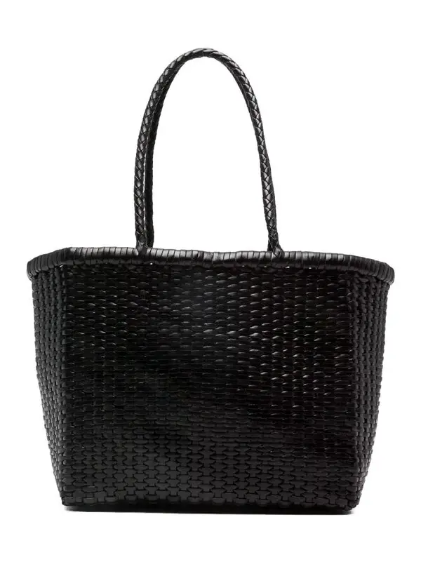 Dragon Diffusion Small Braided-handle Tote Bag - Black