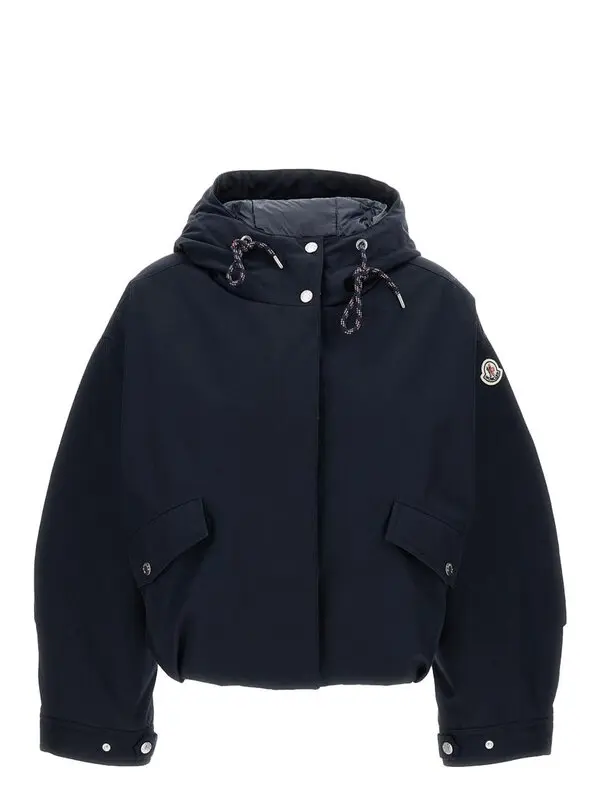 Moncler Short Eucalyptus Down Jacket - Blue