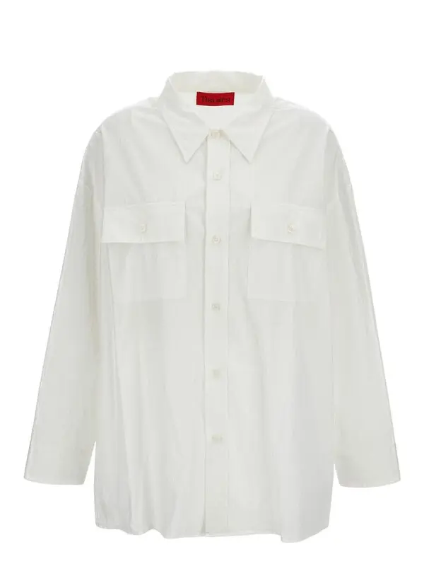 THELATEST Daria Crinkled Shirt - White
