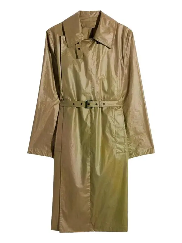 LEMAIRE Belted Wrap Coat - Neutrals