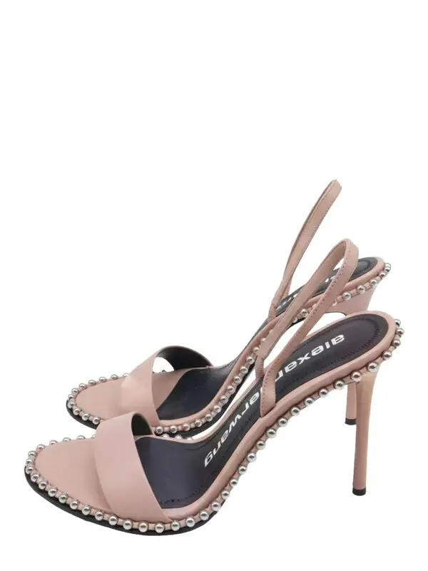 ALEXANDER WANG Nova Slingback Heeled Sandals - Neutrals