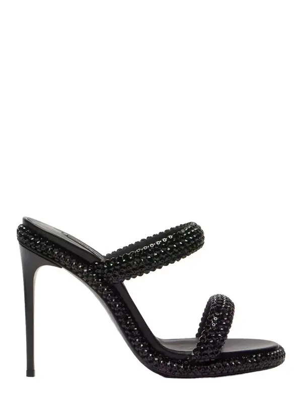 Casadei Sirio Embellished Sandals - Black
