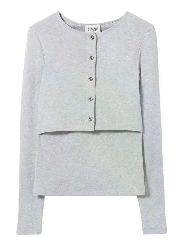 Claudie Pierlot Long-sleeve Top - Grey