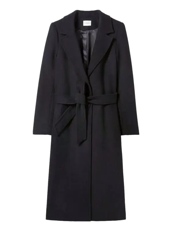 Claudie Pierlot Belted Coat - Blue