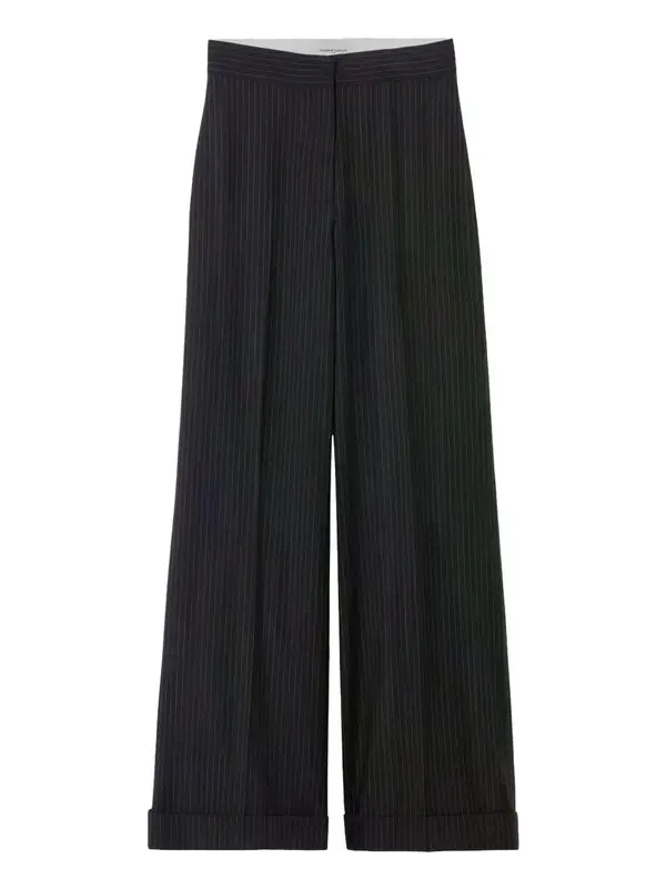 Claudie Pierlot Pinstriped Trousers - Blue