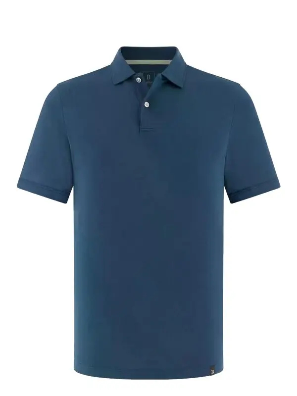 Boggi Milano Buttoned Polo Shirt - Blue