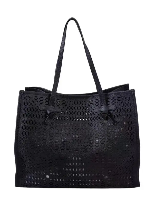 GIANNI CHIARINI Laser-cut Tote Bag - Black