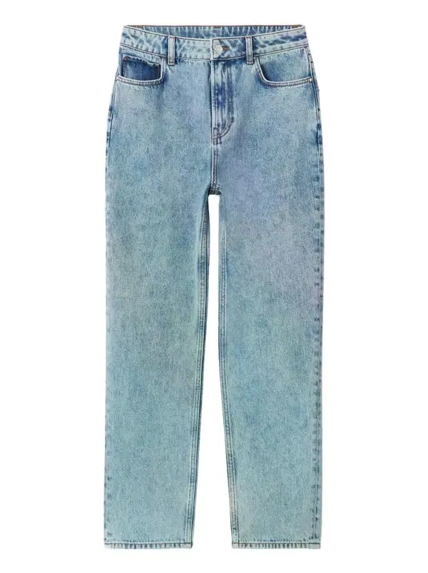 Claudie Pierlot Straight-leg Denim Trousers - Blue