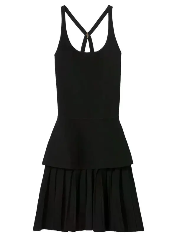 Claudie Pierlot Pleated Mini Dress - Black