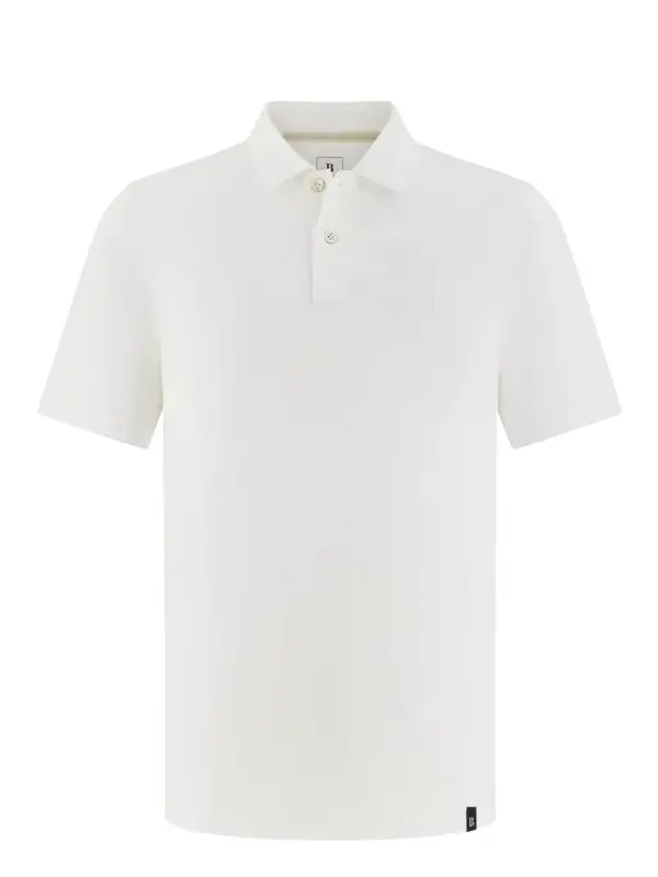 Boggi Milano Appliqué Polo Shirt - White