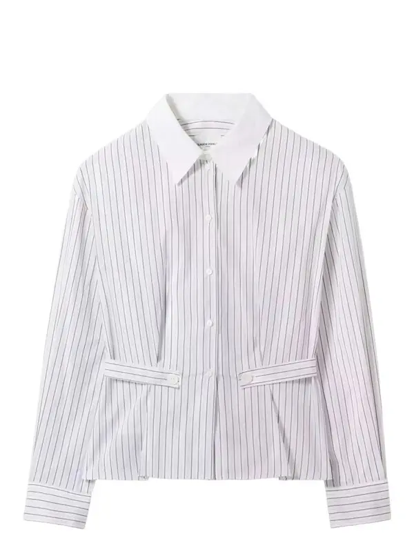 Claudie Pierlot Pinstripe Shirt - White