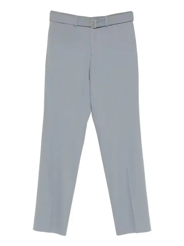 LARDINI Belted Trousers - Grey