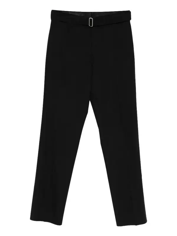 LARDINI Pagazza Belted Trousers - Black