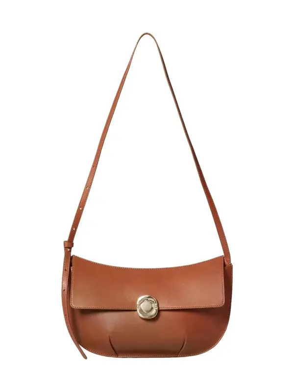 Claudie Pierlot Flap Clasp Mini Bag - Brown