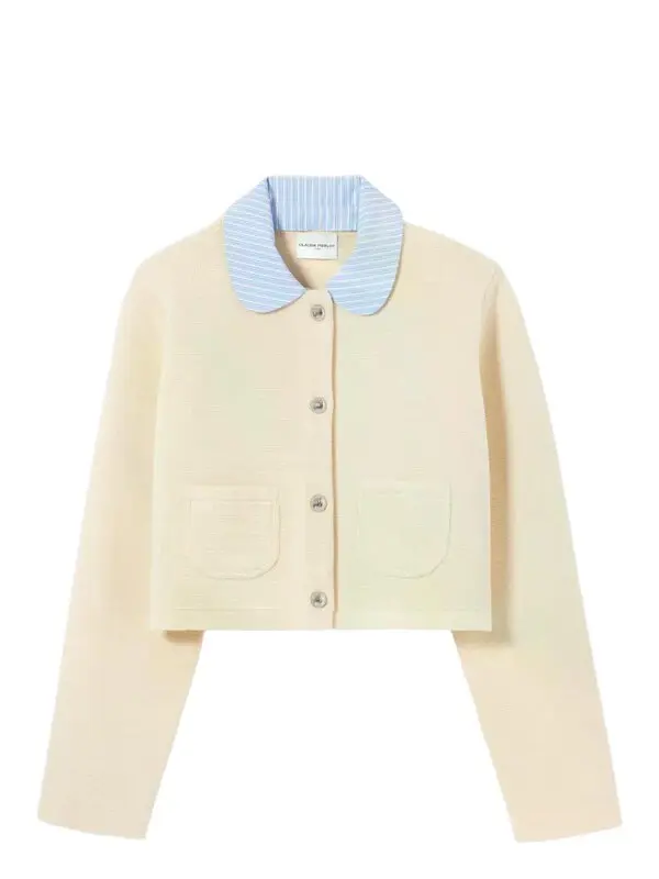 Claudie Pierlot Button Pockets Cardigan - Neutrals