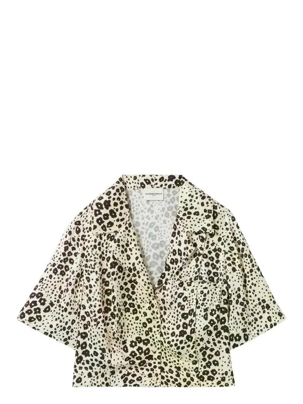 Claudie Pierlot Printed Button-down Shirt - Neutrals