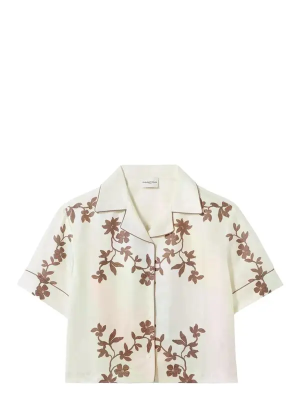 Claudie Pierlot Floral-print Shirt - White