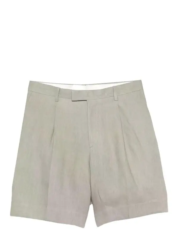 LARDINI Pleated Shorts - Grey