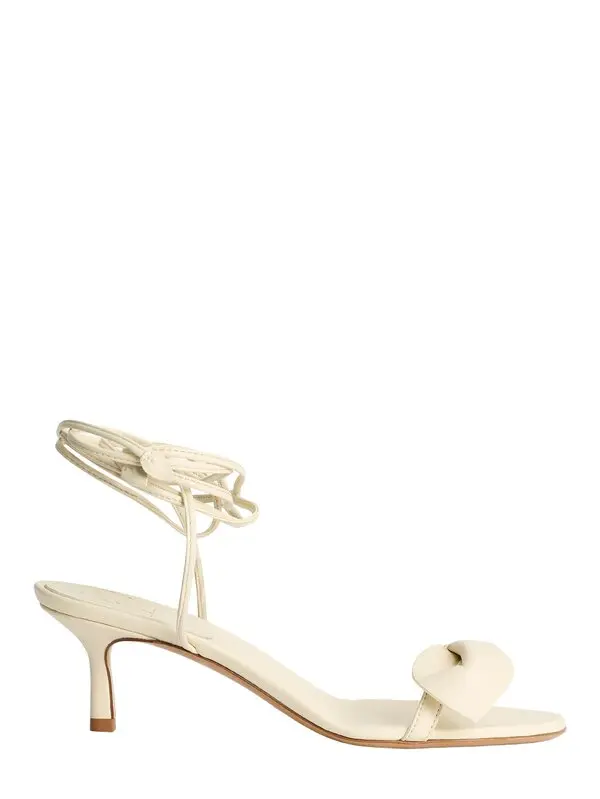 BY MALENE BIRGER Paulin Leather Sandals - Vanilla Cream