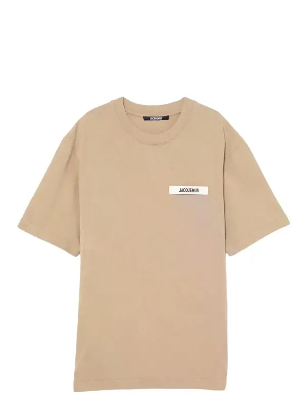 Jacquemus The Gros Grain T-shirt - Neutrals