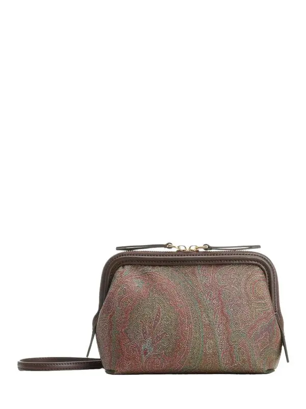 Etro Paisley-pattern Clutch - Brown