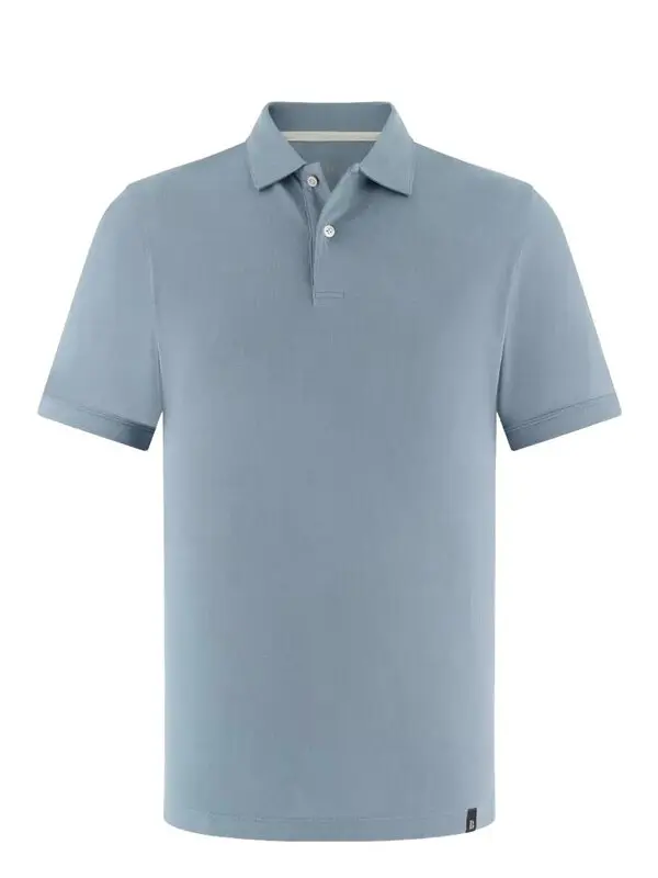 Boggi Milano Logo-tag Polo Shirt - Blue