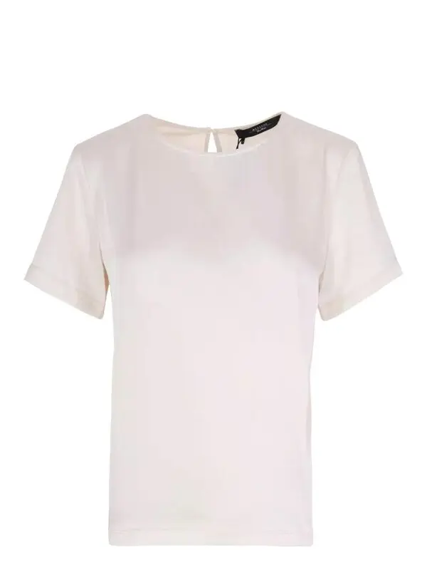 Max Mara Round-neck T-shirt - Neutrals