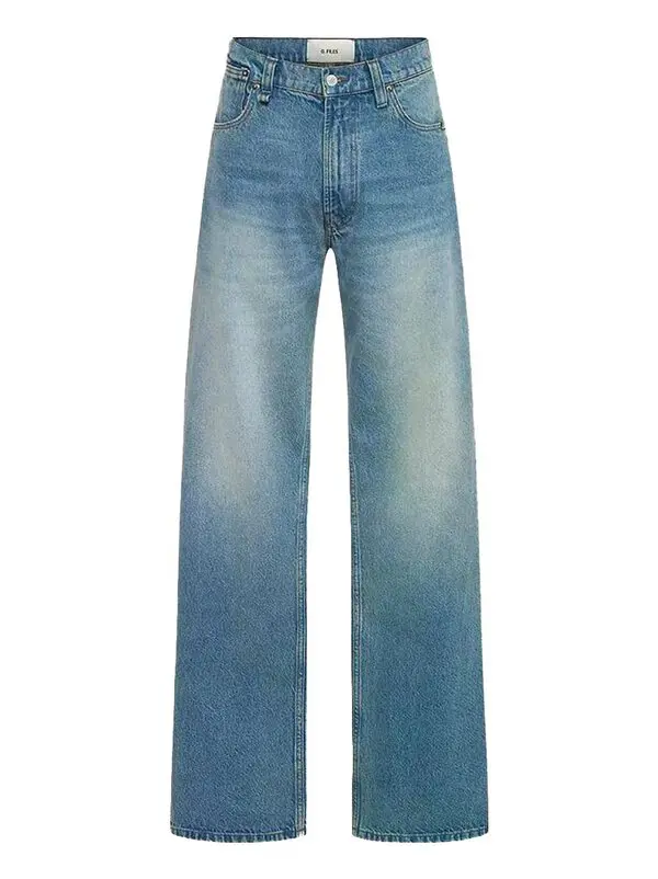 O.FILES Cotton Jeans - Blue