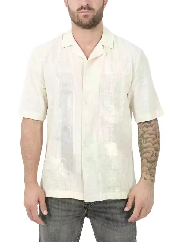Sunspel Short-sleeve Shirt - Neutrals