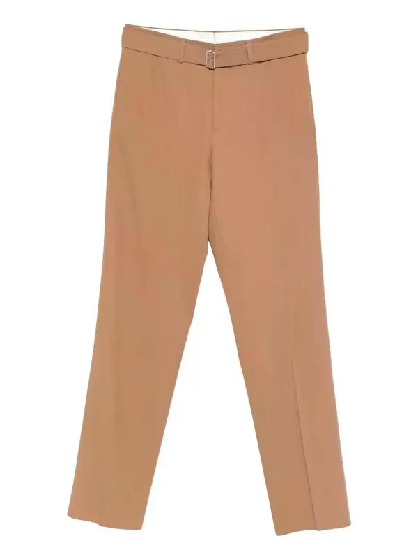LARDINI Belted Trousers - Brown