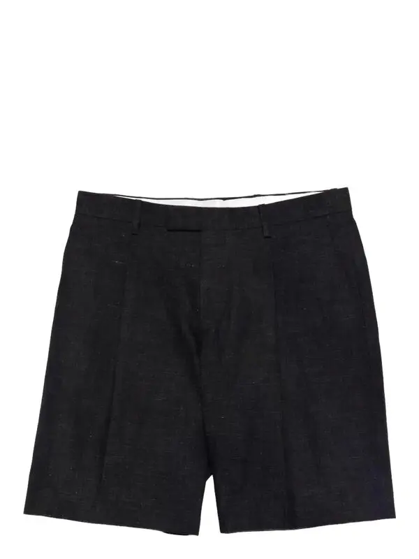 LARDINI Pleated Shorts - Blue