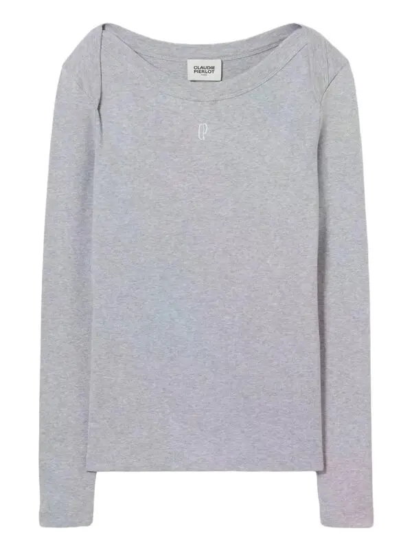 Claudie Pierlot Long-sleeve T-shirt - Grey