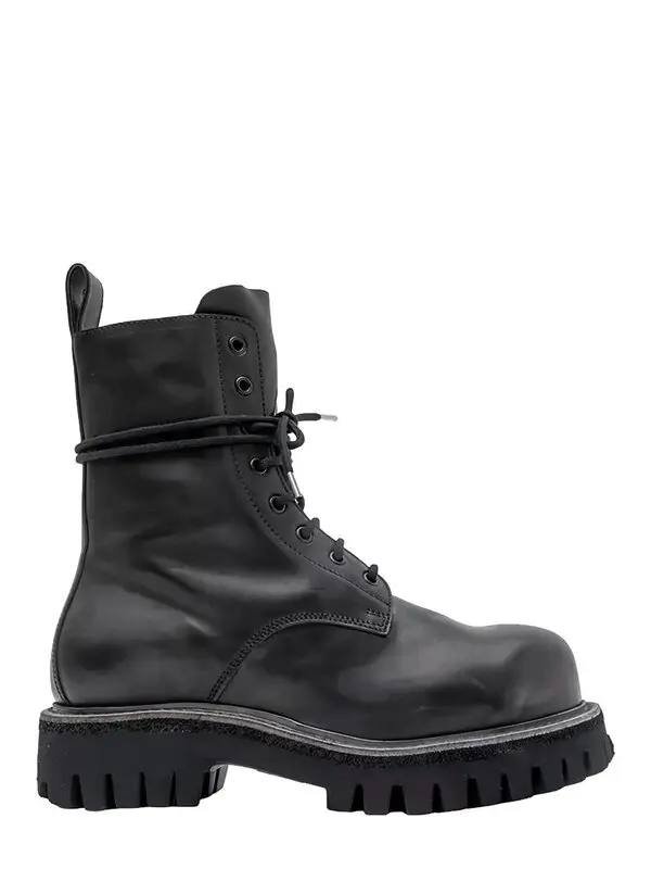 A DICIANNOVEVENTITRE Combat Boots - Black