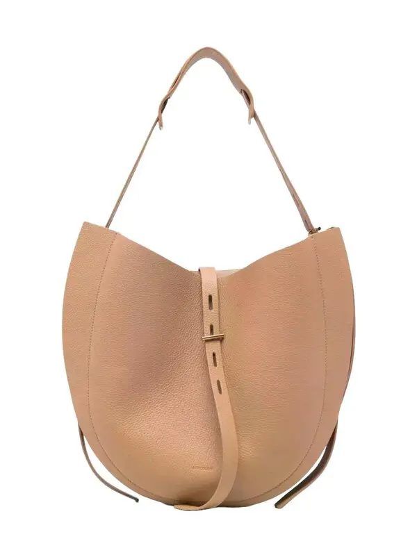 MINOBOSSI Small Liz Leather Shoulder Bag - Neutrals