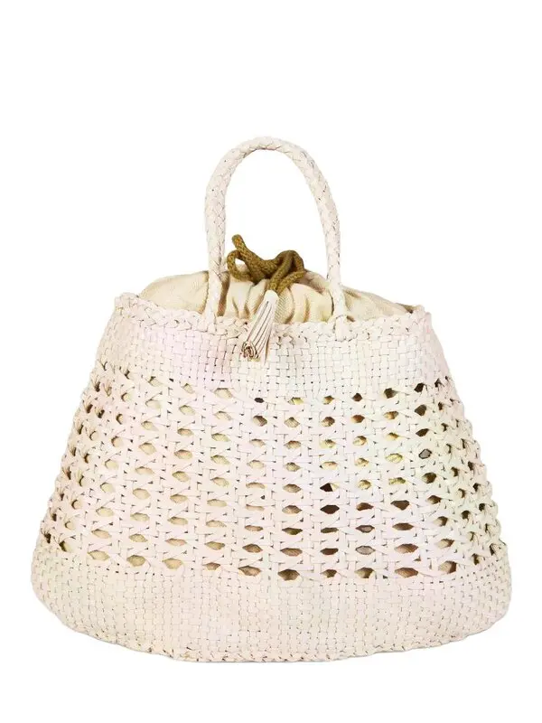 Dragon Diffusion Santa Cano Woven Shoulder Bag - Neutrals