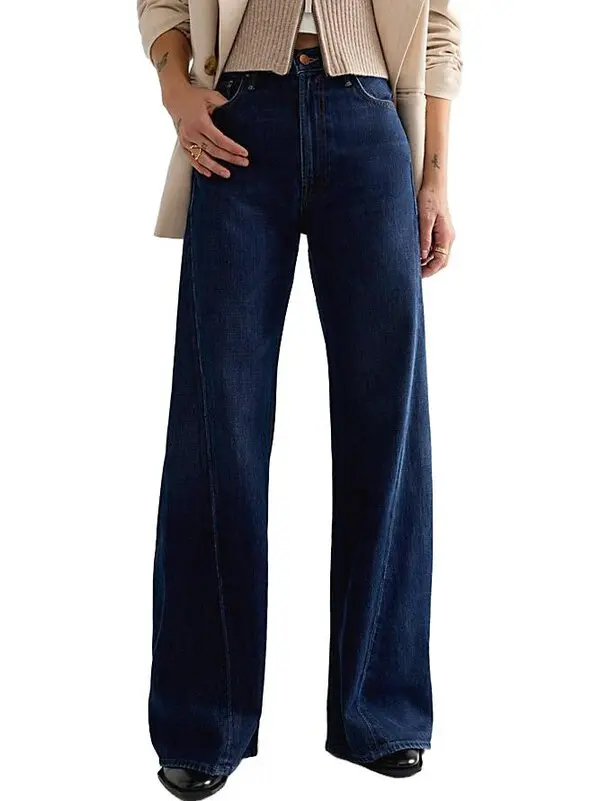 MOTHER The Lemon Twist Sneak Jeans - Fresh Squeezed