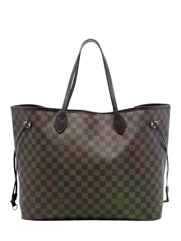 LOUIS VUITTON 2011 Damier Ebene Neverfull Gm Tote Bag - Brown