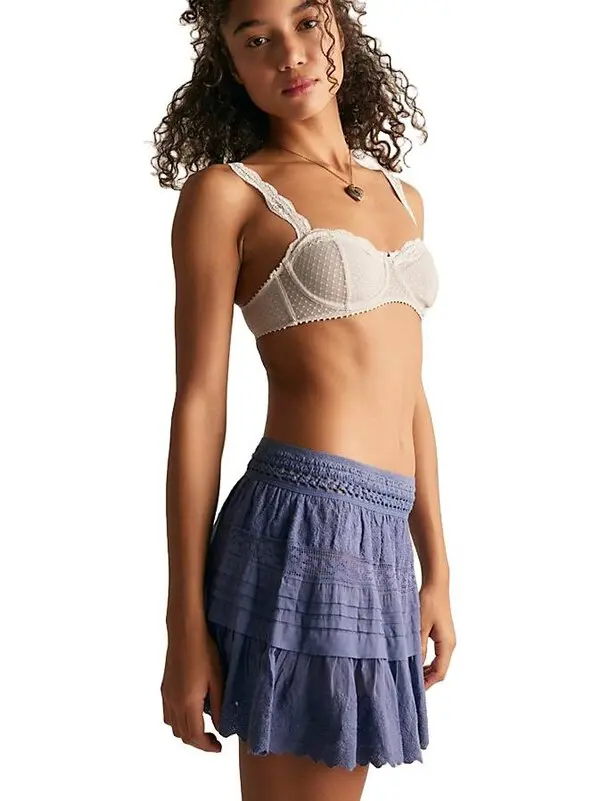 Free People Intimately Play Nice Half Slip - Denim Wash