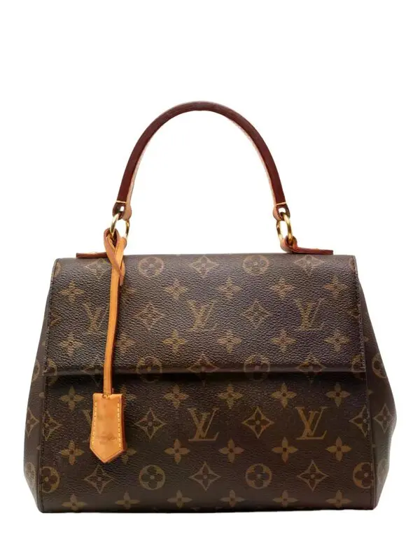 LOUIS VUITTON 2017 Monogram Cluny Bb Satchel - Brown
