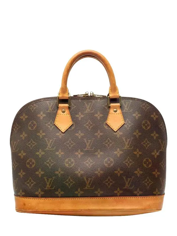 LOUIS VUITTON 1998 Monogram Alma Pm Handbag - Brown