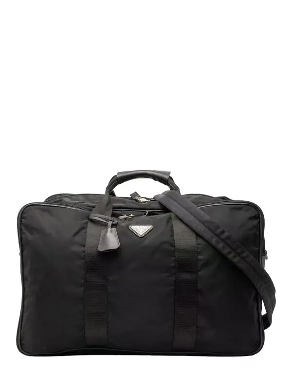 Prada Tessuto Triple Zip Travel Bag 2000-2013 - Black