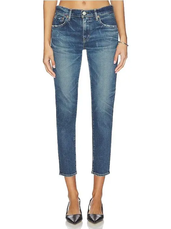 Moussy Vintage Holliston Skinny Jeans - Navy