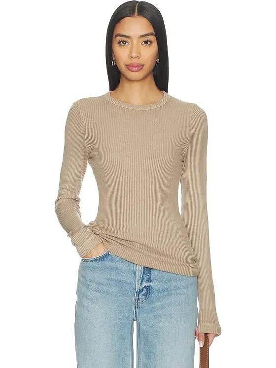 Citizens Of Humanity Bina Crewneck Top - Tan
