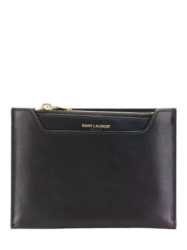 Saint Laurent Mini Cardholder Pouch - Black