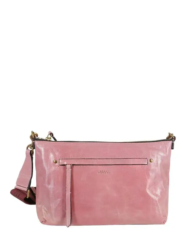 Isabel Marant Nessah Zip Shoulder Bag - Pink